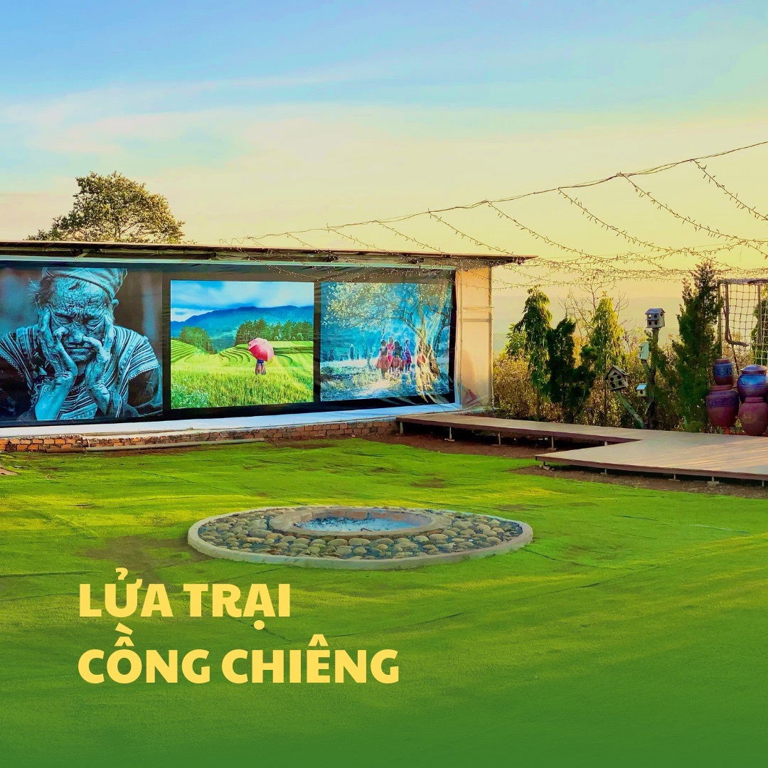 Khu vực lửa trại CỒNG CHIÊNG