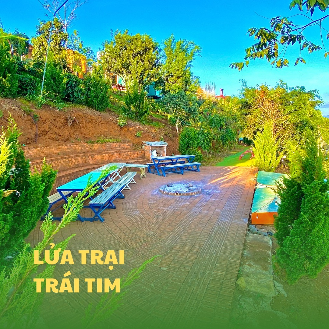 Khu vực lửa trại TRÁI TIM